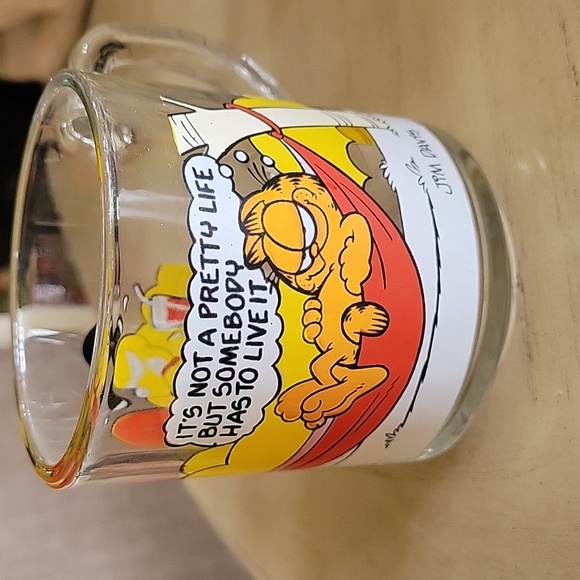 McDonald's | Kitchen | Vintage Garfield Glass | Poshmark